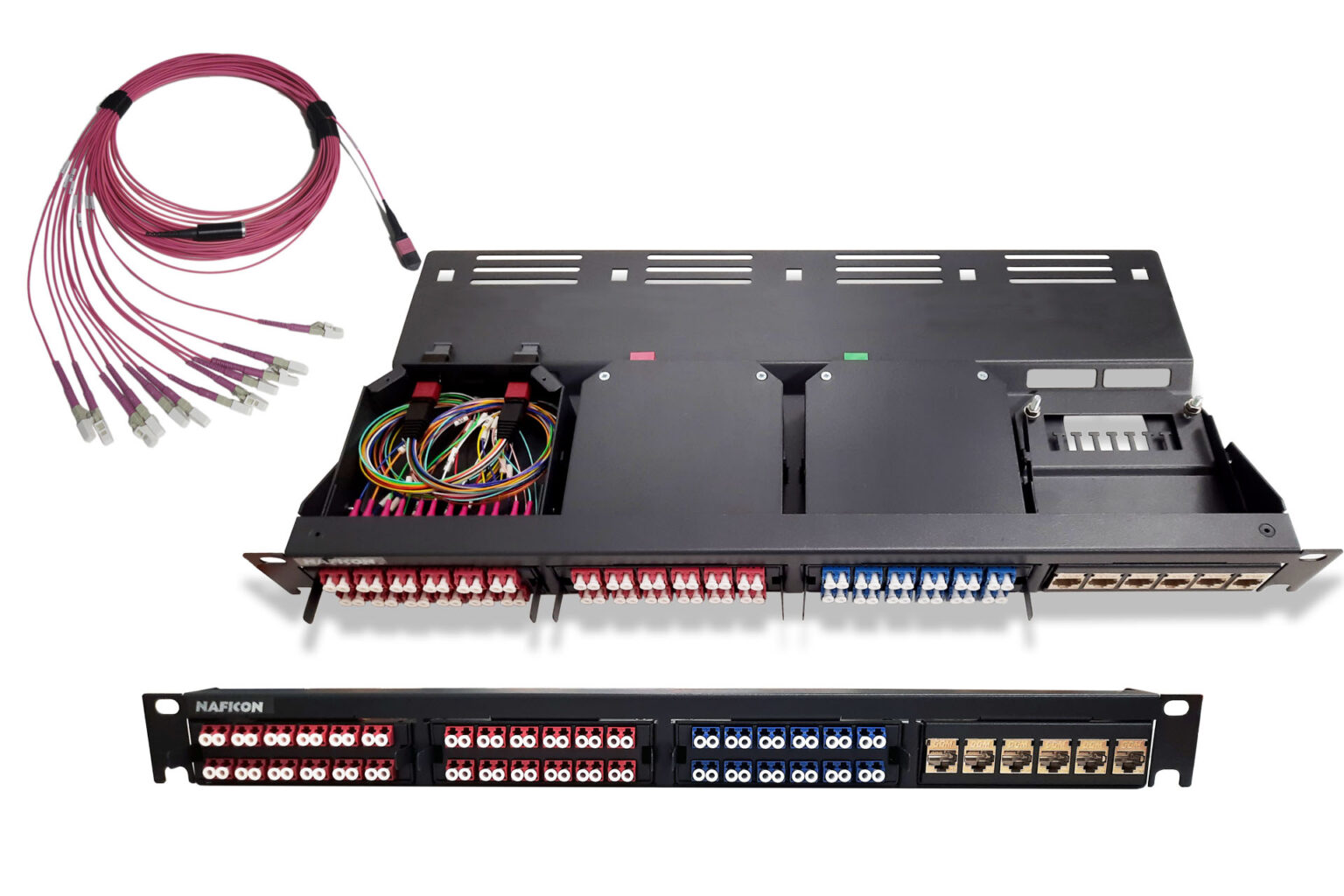19″ modular panel – Naficon – Leaders in Fiber Optic Connectivity in ...